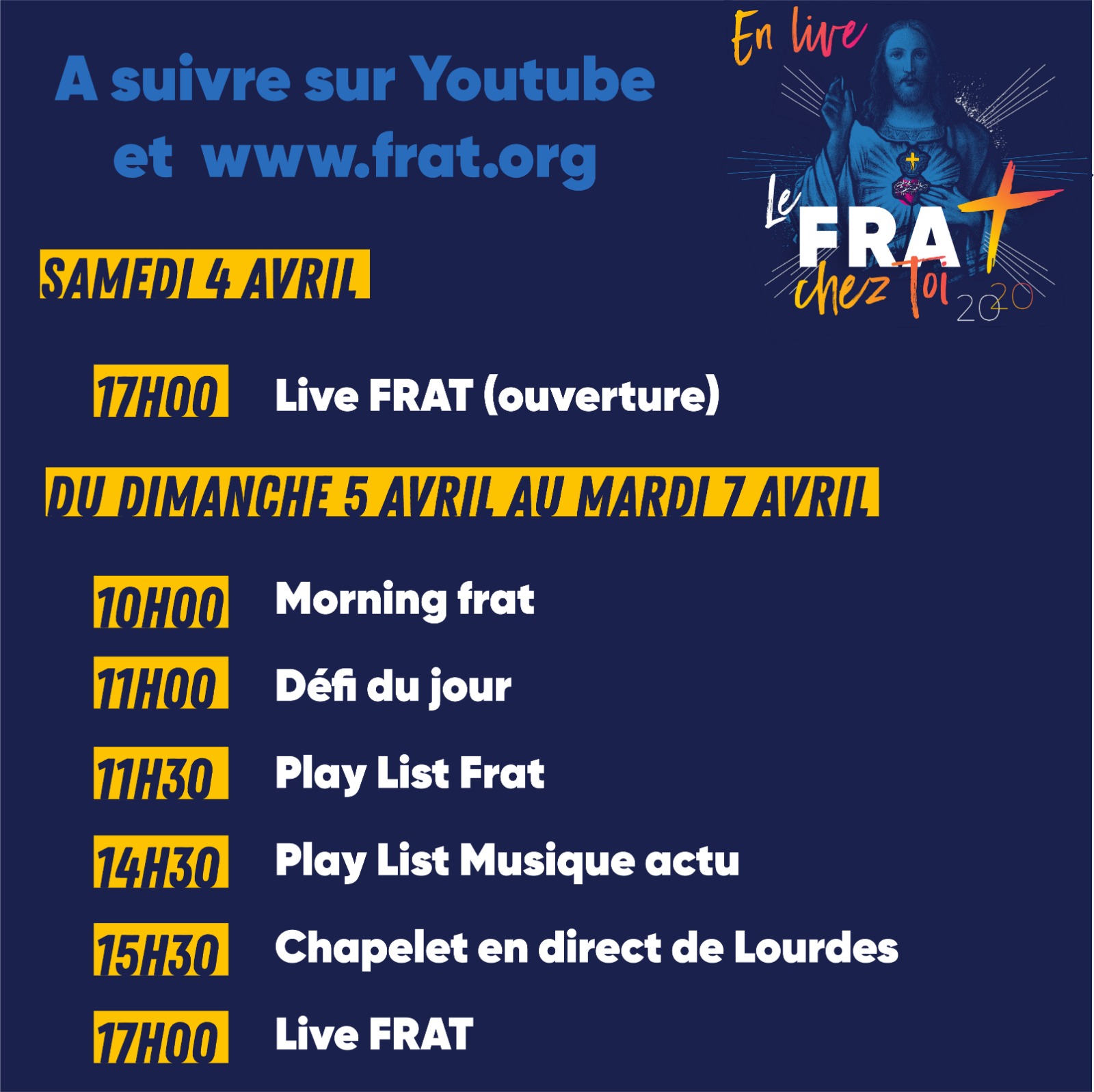 Le FRAT s’invite chez toi !! – PAROISSES CATHOLIQUES DE RUEIL MALMAISON